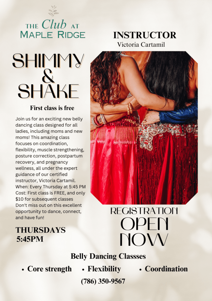 Shimmy & Shake - Belly Dancing Classes - Ave Maria